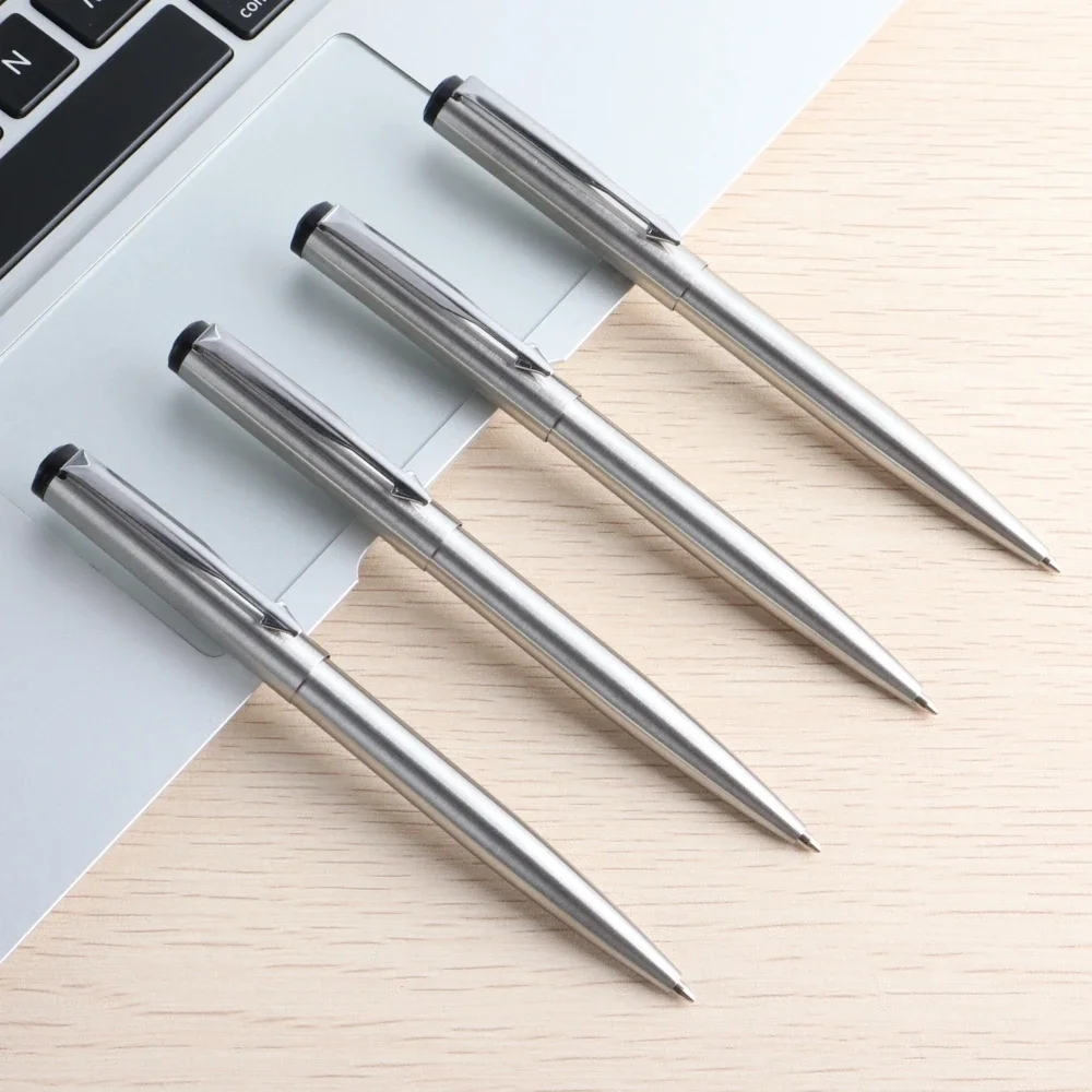 Metal Ballpoint Pen Press Style Commercial Gift Elegant Pens For School ...