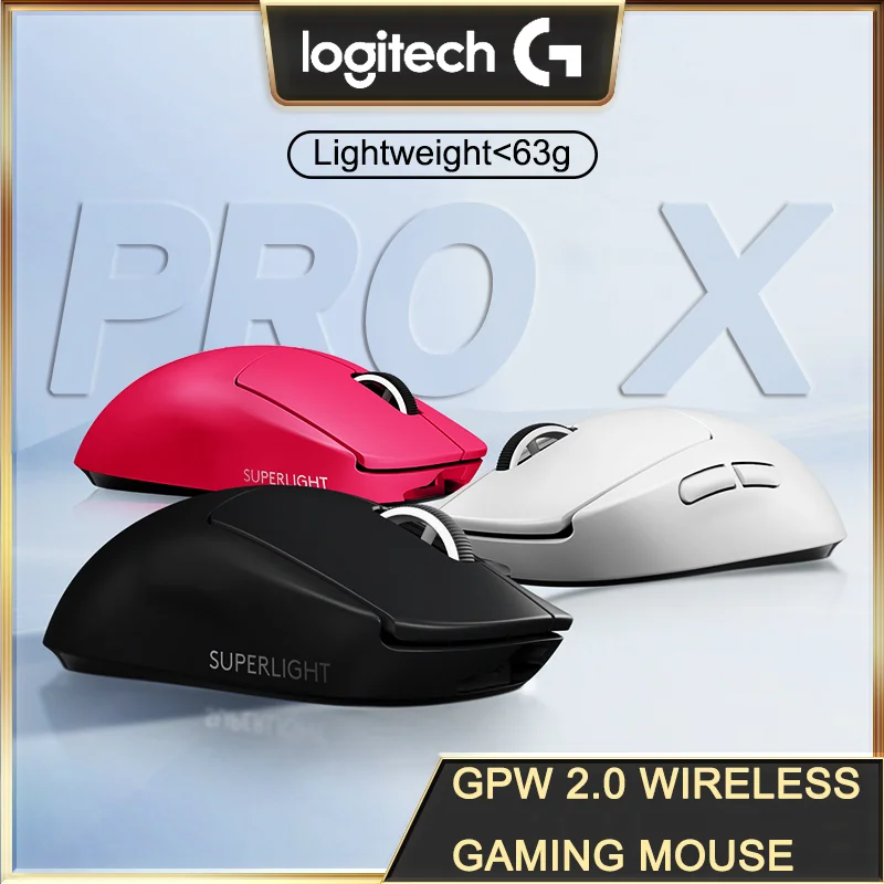 ORIGINAL LOGITECH G PRO X SUPERLIGHT WIRELESS MOUSE GPW 2.0 LOL PUGB ...