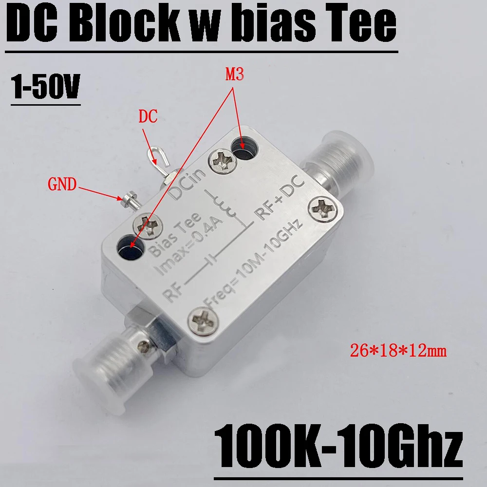 10Mhz-10Ghz-Bias-Tee-RF-DC-Block-SMA-RF-Isolator-Coaxial-Biaser-For ...