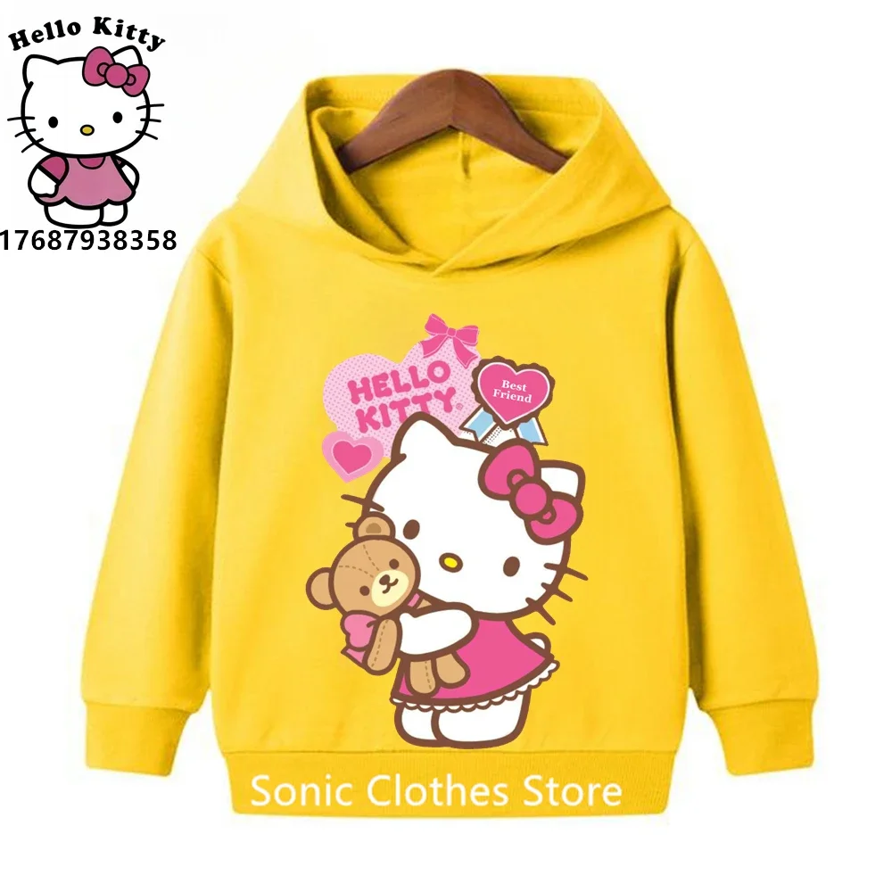 Hello-Kitty-Kawaii-Kids-Fashion-Boys-Clothing-Autumn-Baby-Girls-Clothes ...