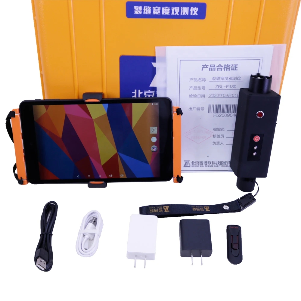 Brand-New-ZBL-F130-Portable-Concrete-Crack-Width-Detector-Concrete ...