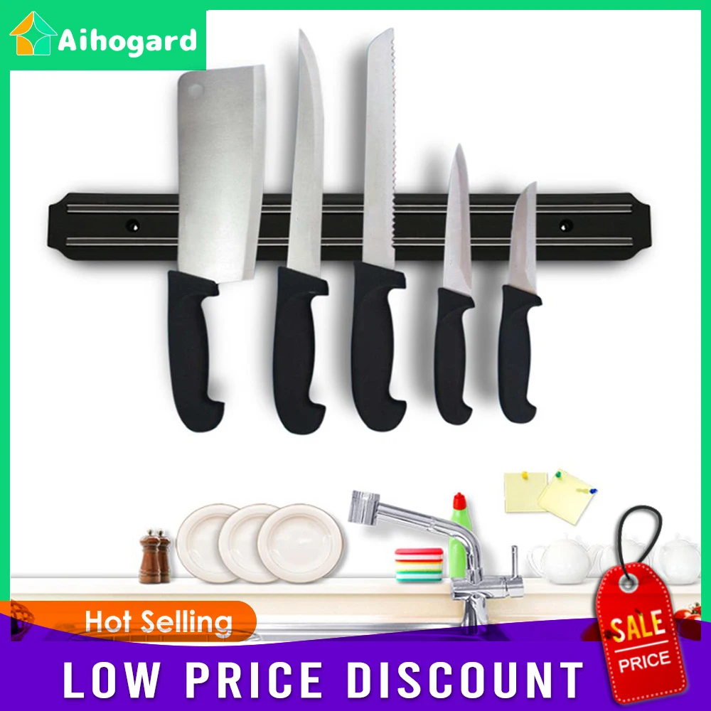 Strong-Permanent-Magnetic-Wall-Mounted-Kitchen-Knife-Magnet-Bar-Holder ...