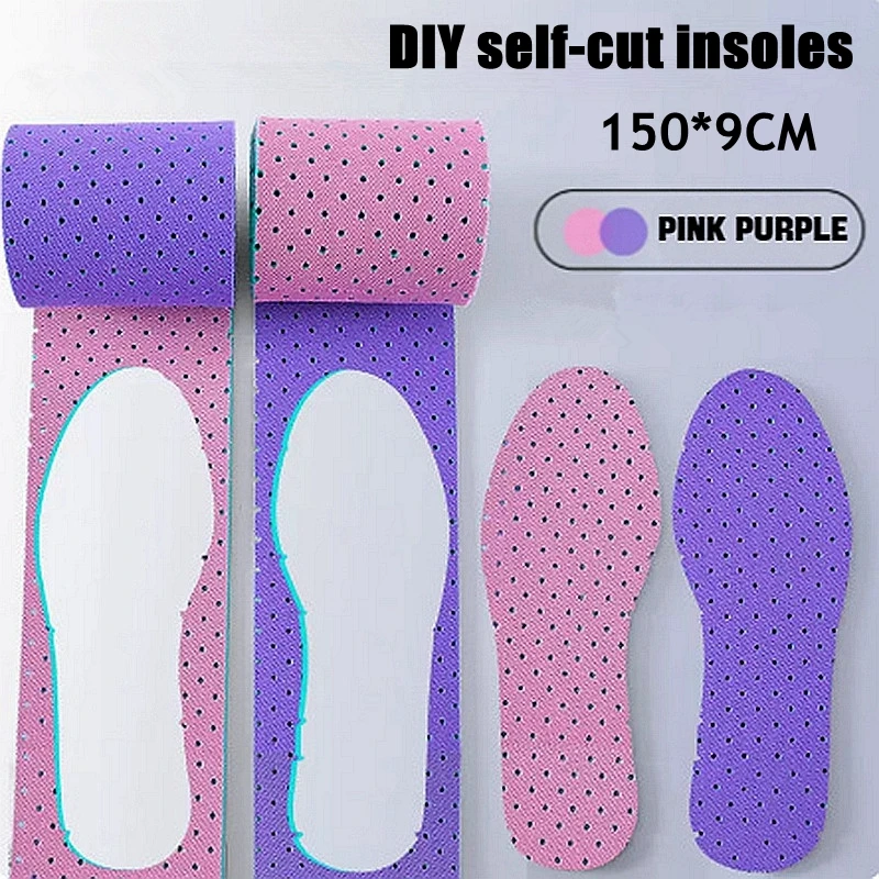 1Roll-DIY-Self-Cut-Insoles-Kids-Adults-Breathable-Comfort-Non-Slip-Shoe ...