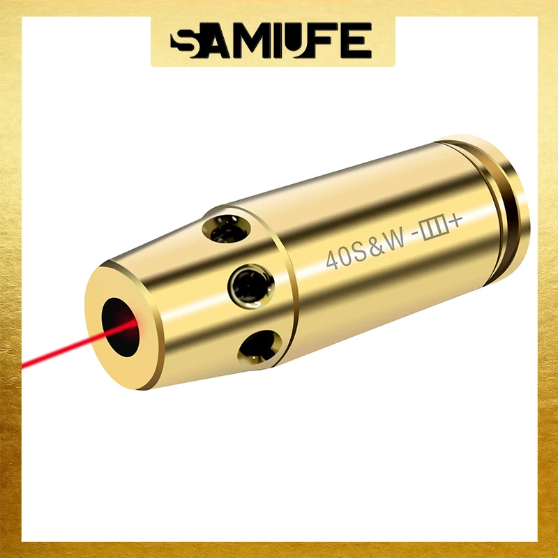 Tactical-Laser-Bore-Sight-40S-W-Red-Dot-Brass-Bullet-for-Aiming ...