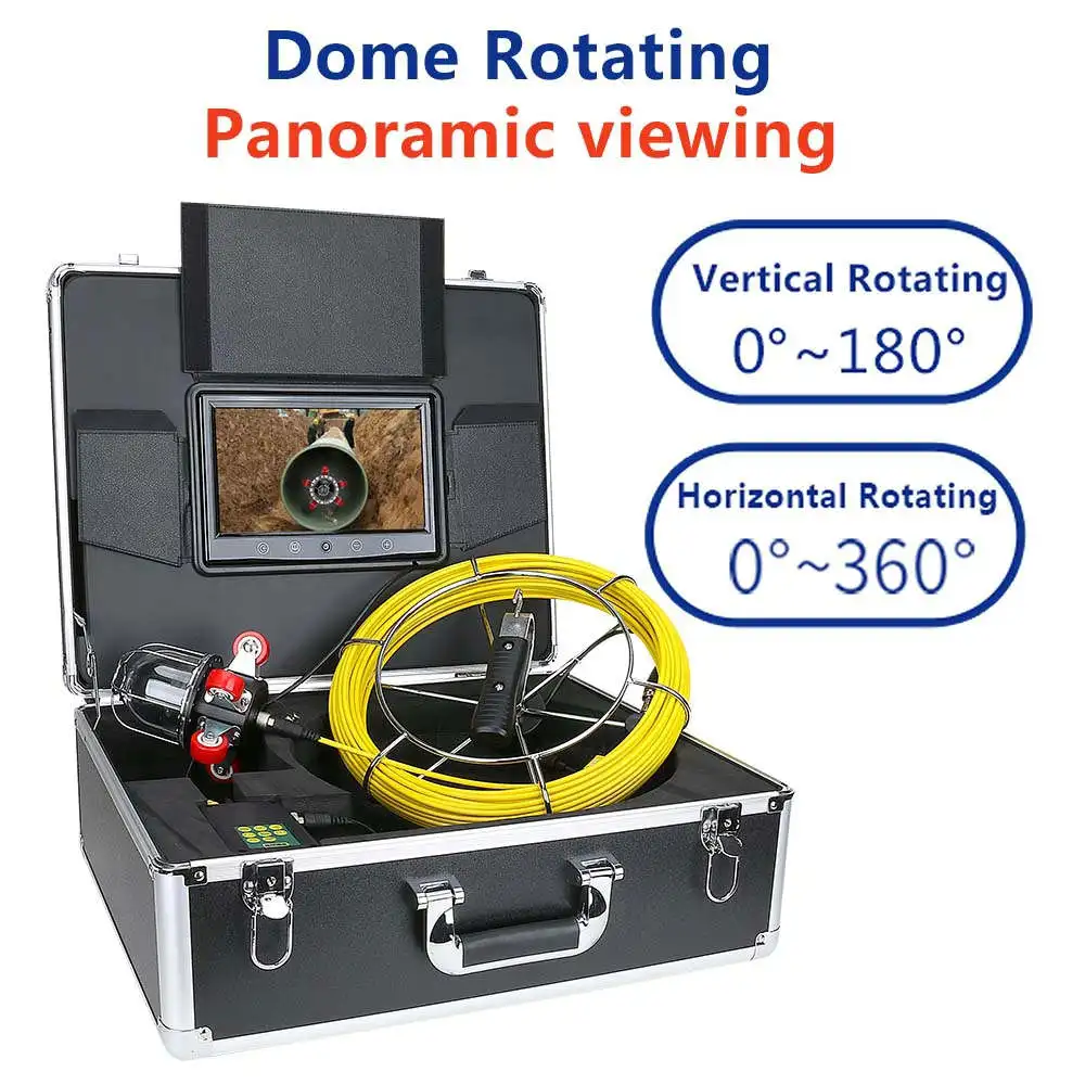9-inch-Pipe-Inspection-Video-Camera-Drain-Sewer-Pipeline-Industrial ...
