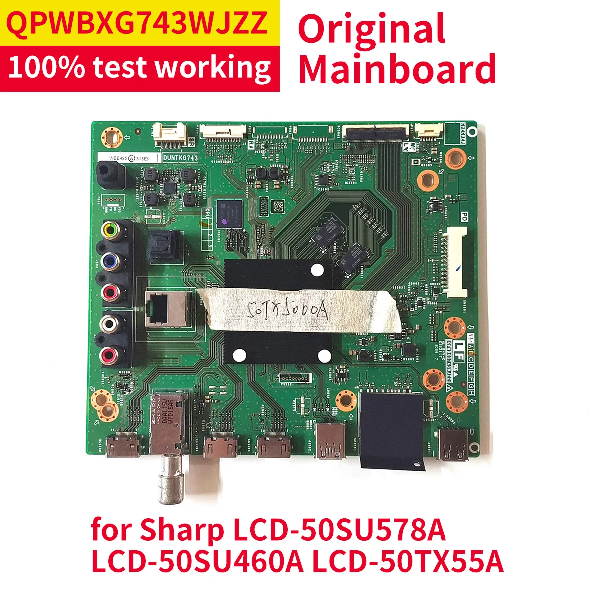 Origina-Motherboard-DUNTK743-QPWBXG743WJZZ-para-Sharp-LCD-50SU578A-LCD ...