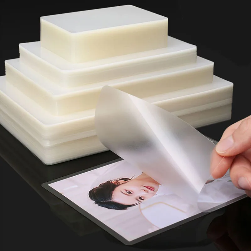 100 Sheets 100mic(4mil) A4 Size (220x308MM) PVC Clear Glossy 2Flap ...