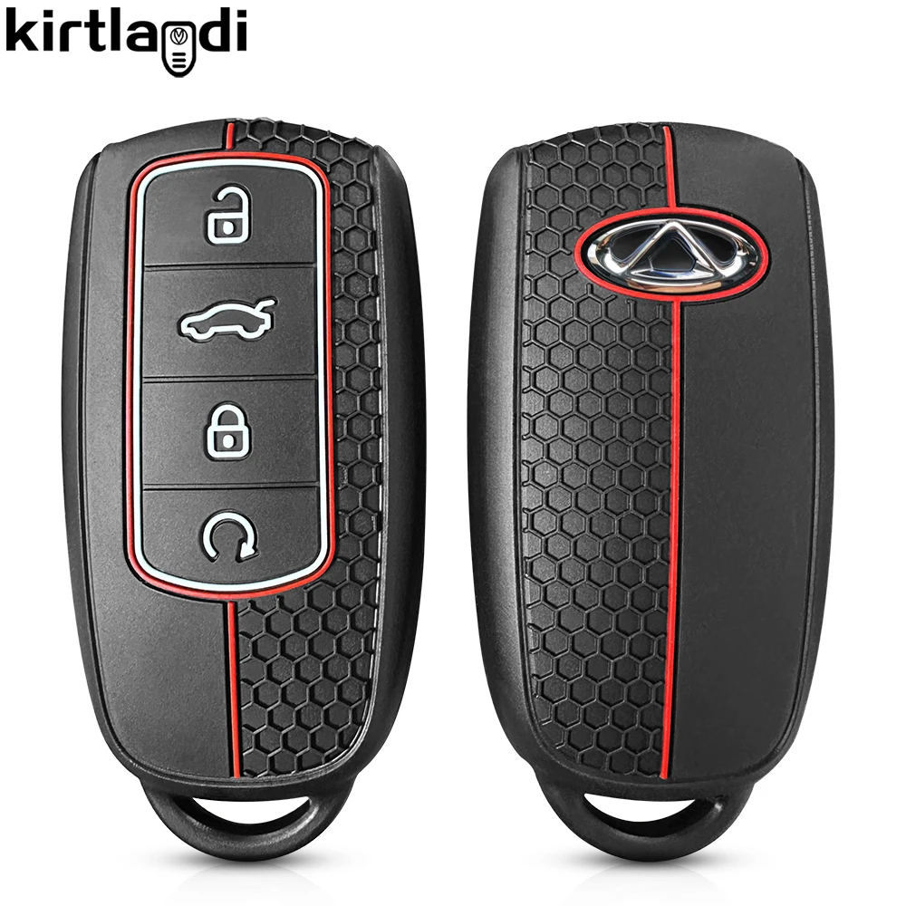 Silicone-Car-Key-Case-Remote-Key-Cover-Accessories-For-Chery-Omoda-C5 ...