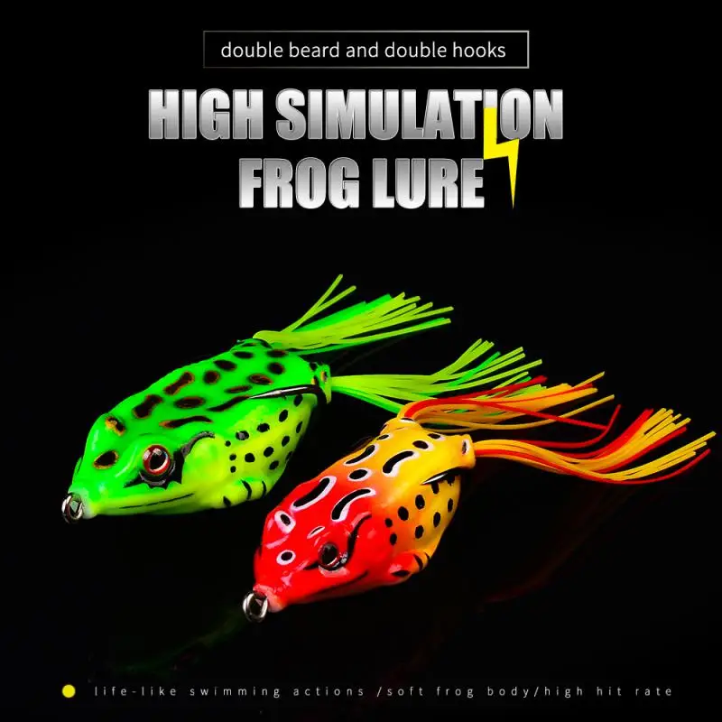 Frog-Type-Fishing-Topwater-Silicone-Fishing-Lure-5g-4-3cm-Double-Side ...
