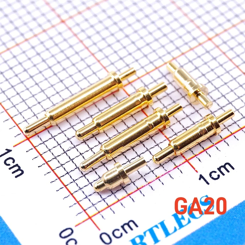 200-50-10Pcs-Pogo-Pin-Connector-Battery-Spring-Load-Contact-Through ...