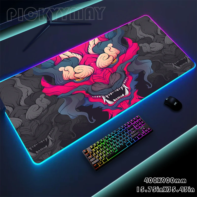 Grande-RGB-Gaming-Mousepad-Tapete-de-mouse-LED-Tapetes-de-mesa-gamer ...
