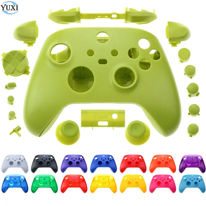 YuXi 교체 하우징 쉘 커버, Xbox 시리즈 X S 컨트롤러 케이스, RB LB RT LT 트리거 버튼 모드 ...