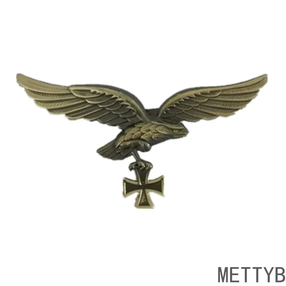 Eagle-Badge-WW2-German-Cap-Badge-Retro-Brooches-Denim-Shirt-Collar ...