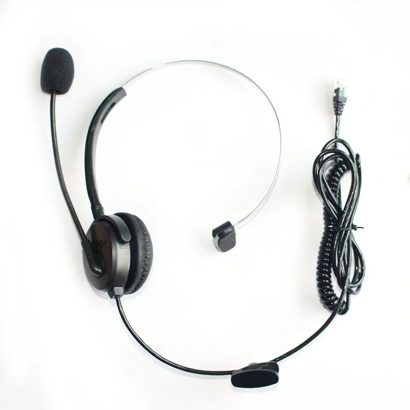 for 3Com Aastra Comfortable Landline Wired 4Pin RJ9 Plug Headset Noise ...