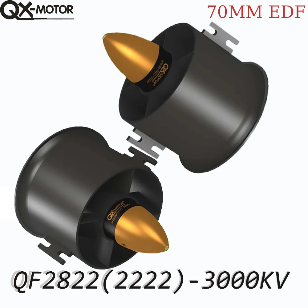 QX-Motor-6-Blades-Ducted-Fan-70MM-EDF-With-QF2822-3000KV-Brushless ...