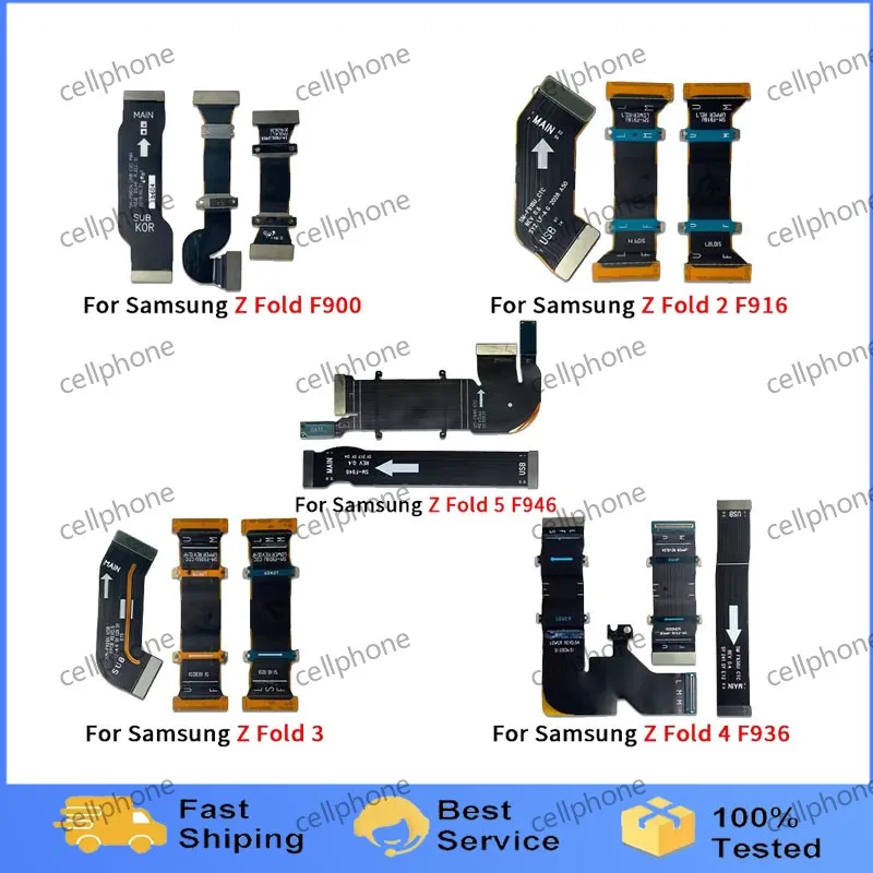 NEW Spin Axis Flex Cable For Samsung Z Fold 2 3 4 5 F916 F936 F946 F900 ...