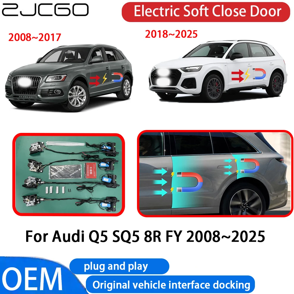 ZJCGO for Audi Q5 SQ5 8R FY 2008-2025 Car Automatic Electric Soft Close ...