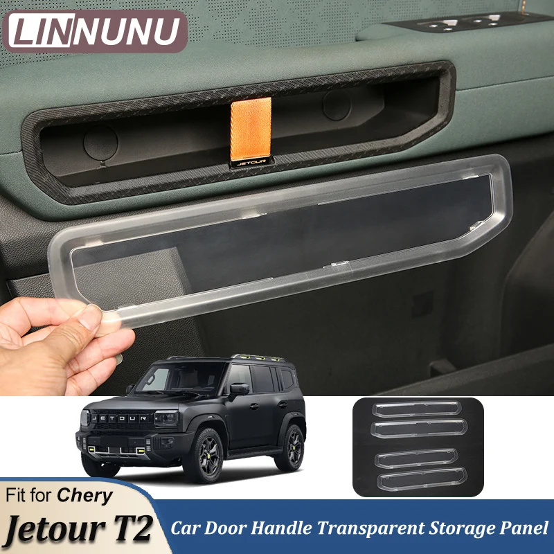 4PCS-For-Chery-JETOUR-T2-Traveller-Car-Door-Handle-Transparent-Window ...