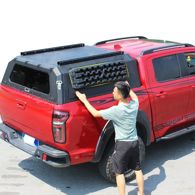 pickup truck topper hardtop with Emergency Recovery Board hard top ...