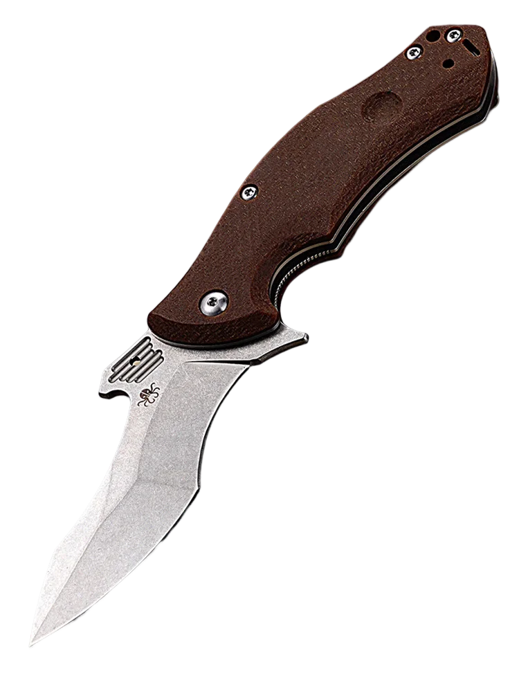 Flax-Handle-Ball-Bearing-Jackknife-Camping-Hunting-Fishing-Outdoor ...