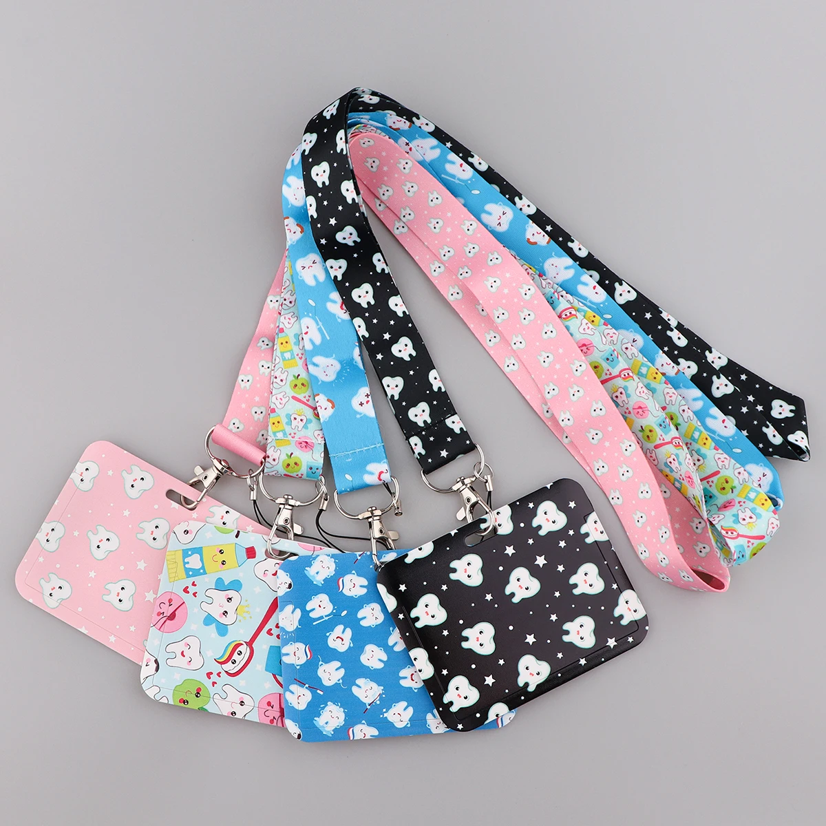 JF1485 Tooth Dentist Lanyard Neck Strap for key ID Card Cellphone ...