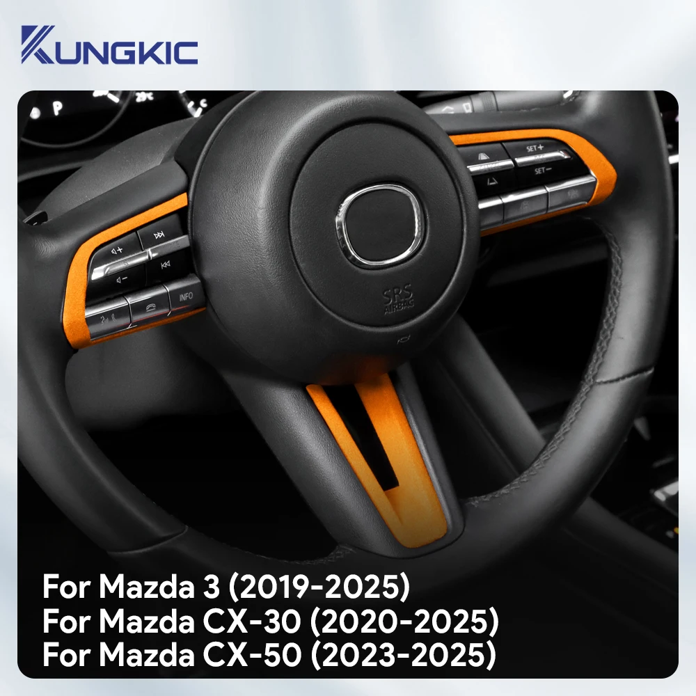 Top Suede Trim LHD RHD Sticker For Mazda 3 Axela BP 2019-2024 2025 CX30 ...