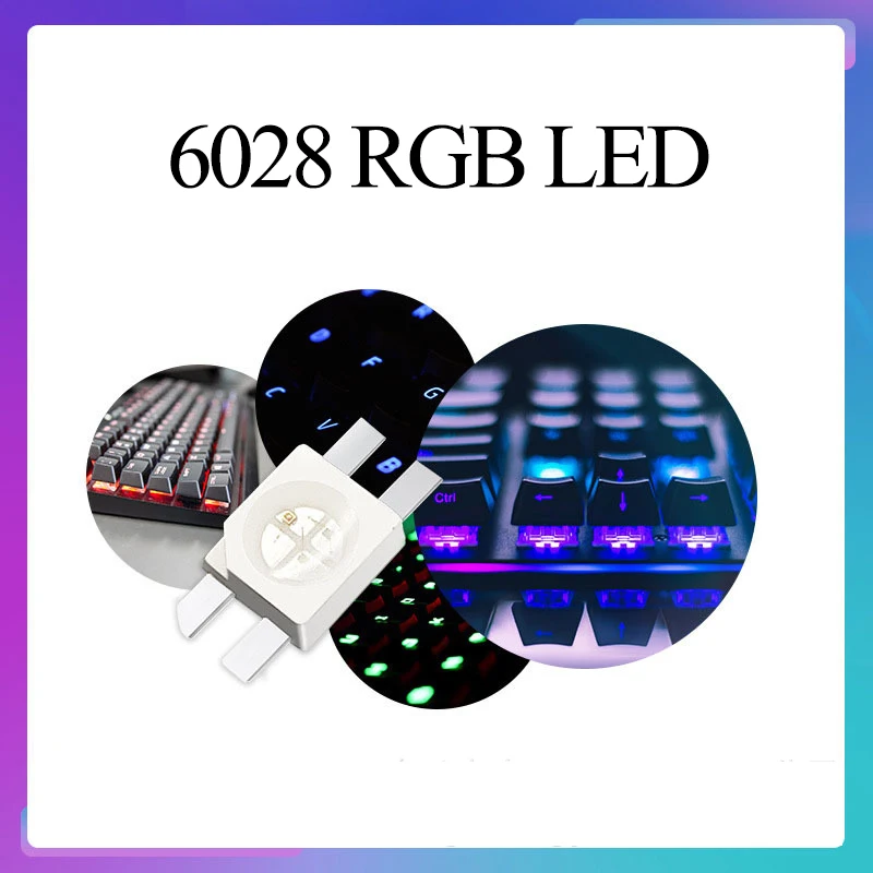 100pcs-Smd-3528-6028-Rgb-Led-Common-Anode-Smt-Chip-Red-Green-Blue1210 ...