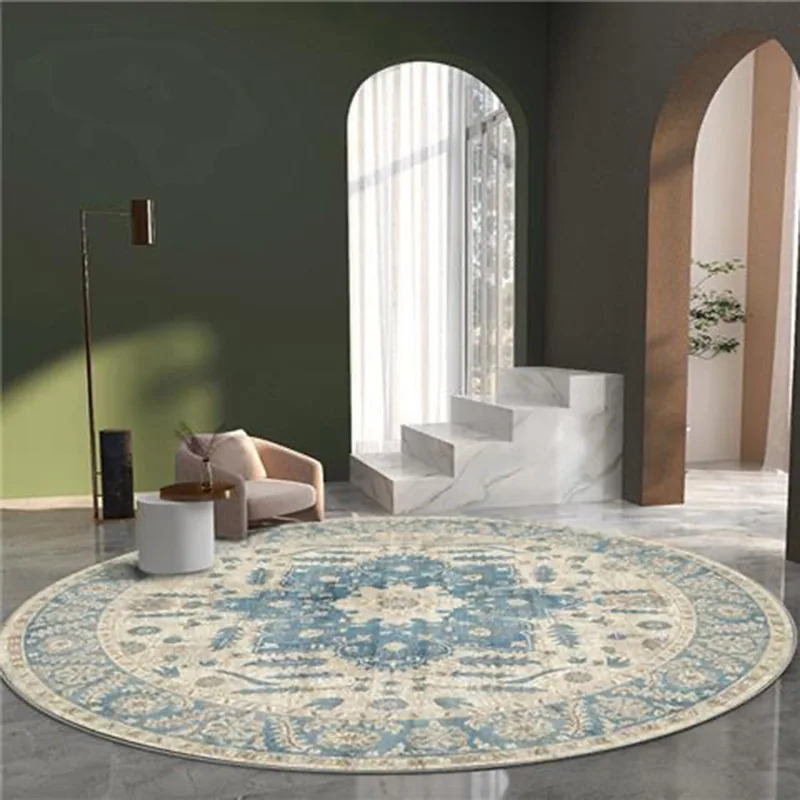 Moroccan Style Living Room Decoration Round Carpet Large Area Rugs for ...
