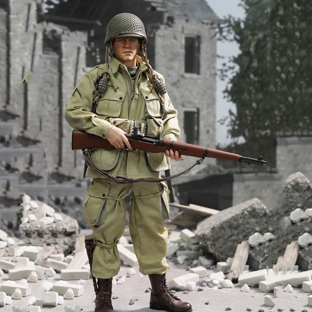 A80161s 1/6 wwii eua 101st airborne divisão ryan homem soldado conjunto completo 12 12 action ...