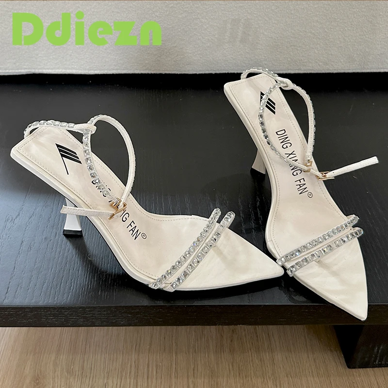 Rhinestone-Sandals-Pumps-Fashion-Ladies-Shoes-Pointed-Toe-Female ...