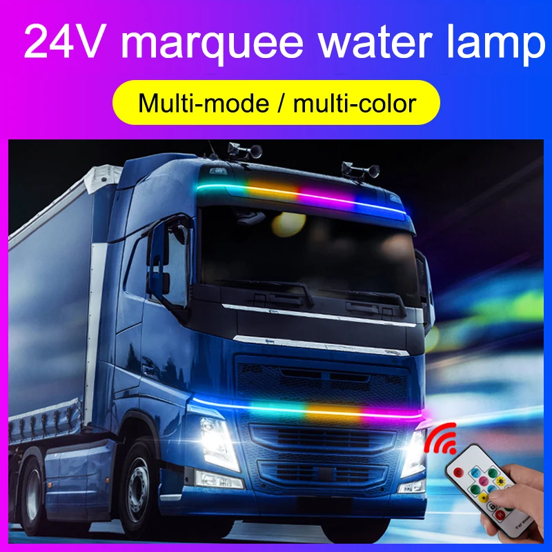 24V-5050SMD-Truck-LED-Strip-Light-Daytime-Running-Lighting-Headlight ...