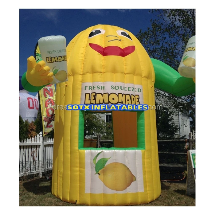 show-display-inflatable-lemon-booth-inflatable-lemonade-stand-with ...