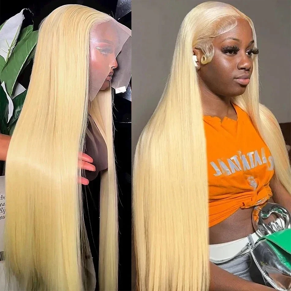 613-Honey-Blonde-Bone-Straight-13x4-Lace-Frontal-Wig-42-40-Inch-HD-Lace ...
