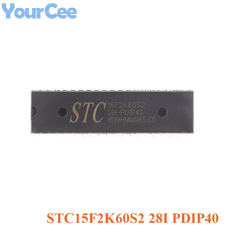 Original-STC-STC15F2K60S2-28I-PDIP40-Single-Chip-Microcomputer ...