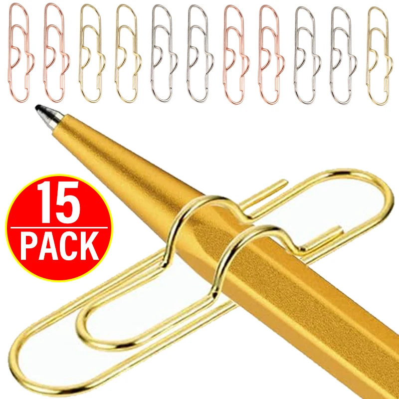 Clips de Metal multifuncionales para fijar papel, soporte para ...