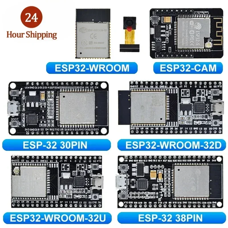 1PCS-ESP32-Development-Board-WiFi-Bluetooth-Ultra-Low-Power-Consumption ...