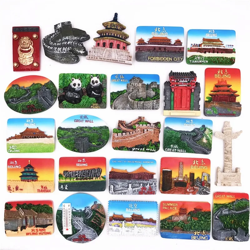 Beijing-Fridge-Magnets-Tourism-Souvenir-The-Great-Wall-Building ...