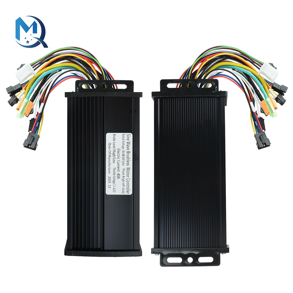 36V 48V 52V 60V 40A 30A0 20A Sine Wave Brushless Motor Controller 350W ...