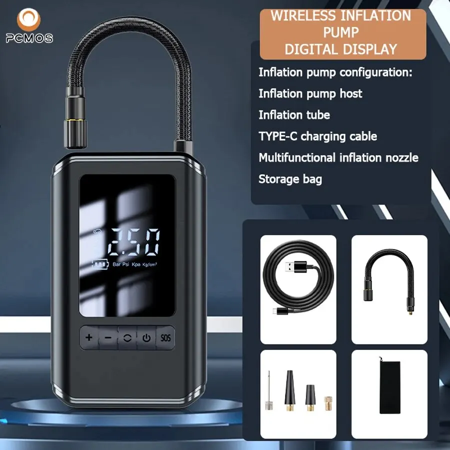 PCMOS-1-Set-Inflation-Pump-Multi-Functional-Portable-Handheld-Wireless ...