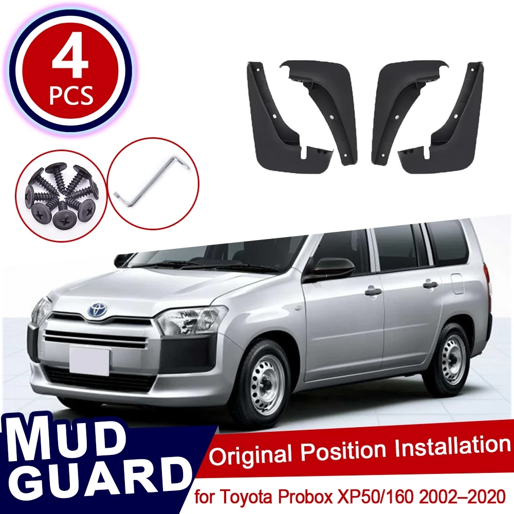 4x-Mud-Flaps-for-Toyota-Probox-XP50-160-Van-DX-2002-2020-Car ...
