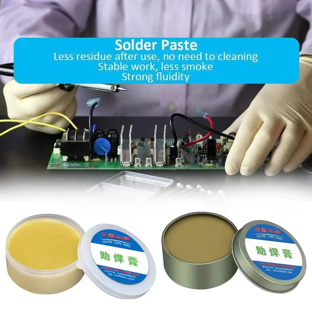 Lead-free-Low-Temperature-Rosin-Solder-Paste-Flux-Free-Wash-High-Purity ...