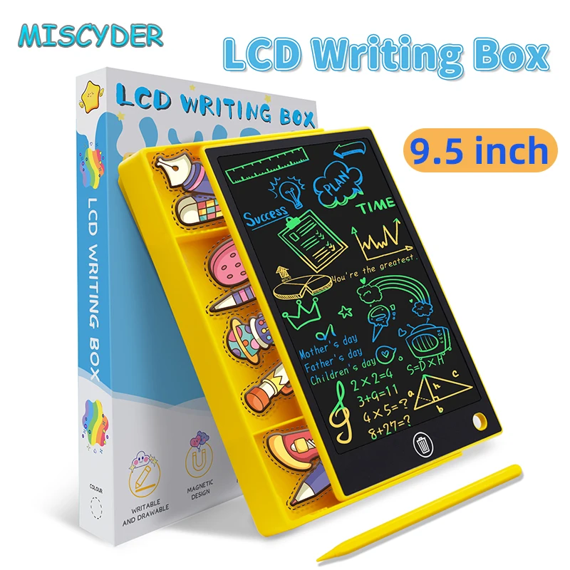 9-5Inch-LCD-Writing-Box-Multi-Functional-Large-Capacitity-Pencil-Case ...
