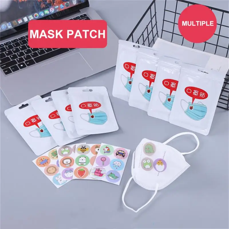 60pcs Mask Stickers Scented Stickers Perfumed Mask Aromatherapy Sticker ...