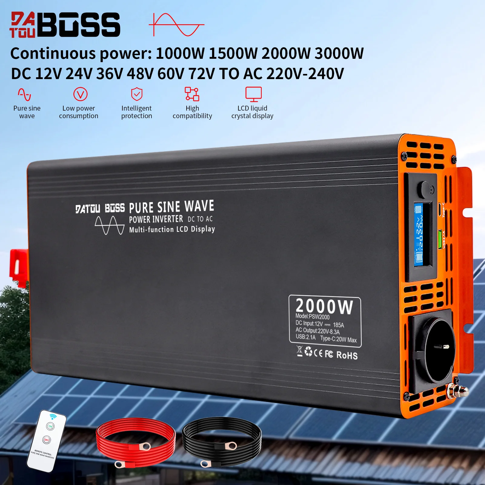 DATOUBOSS-Inversor-de-onda-senoidal-pura-4000W-DC-12V-24V-36V-48V-60V ...