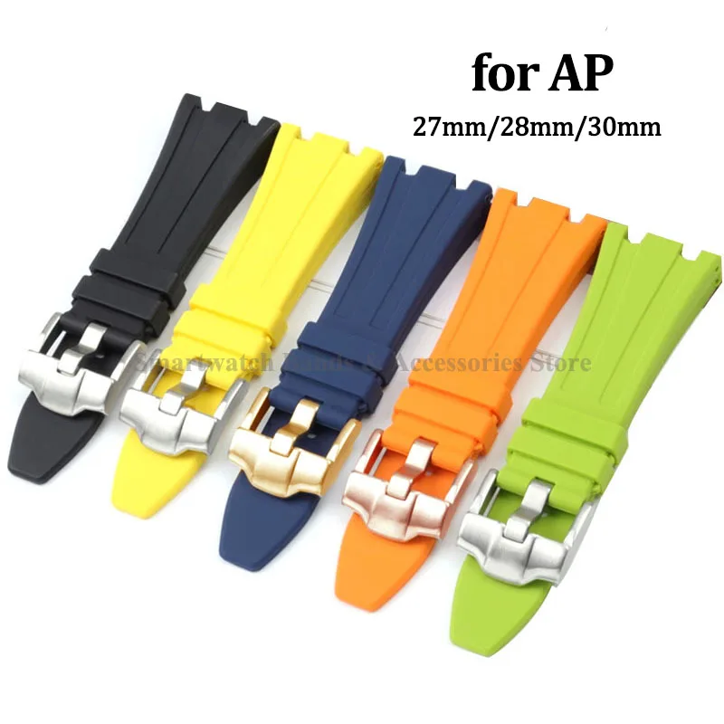 27mm-28mm-30mm-Silicone-Watch-Strap-for-AP-Series-Waterproof-Rubber ...