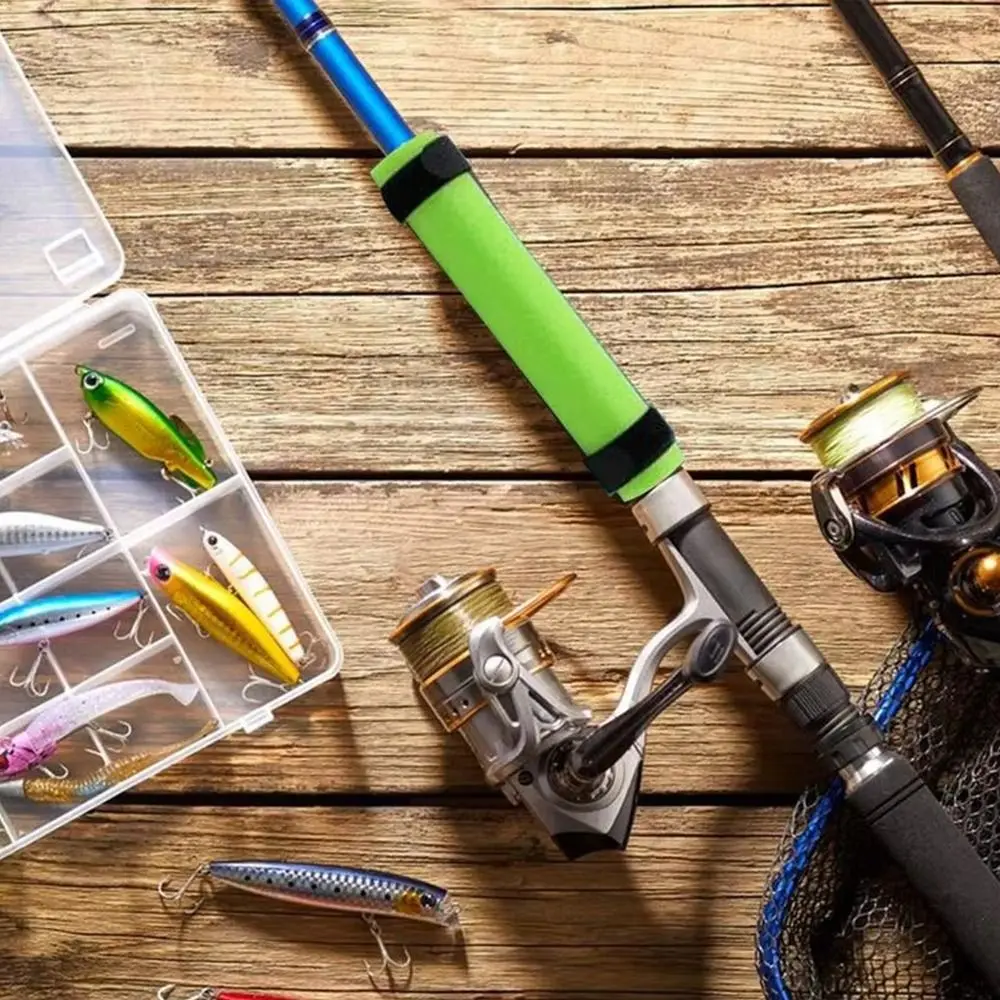 Foam Fishing rod sponge coverRod Floats With Straps Prevent The Narrow ...