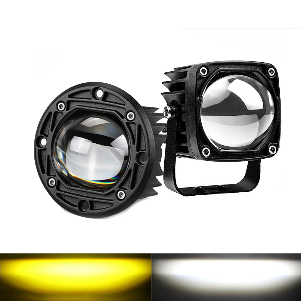 8D-3-20W-Flush-Mount-LED-Pods-Work-Light-Bar-Offroad-12V-24V-White ...