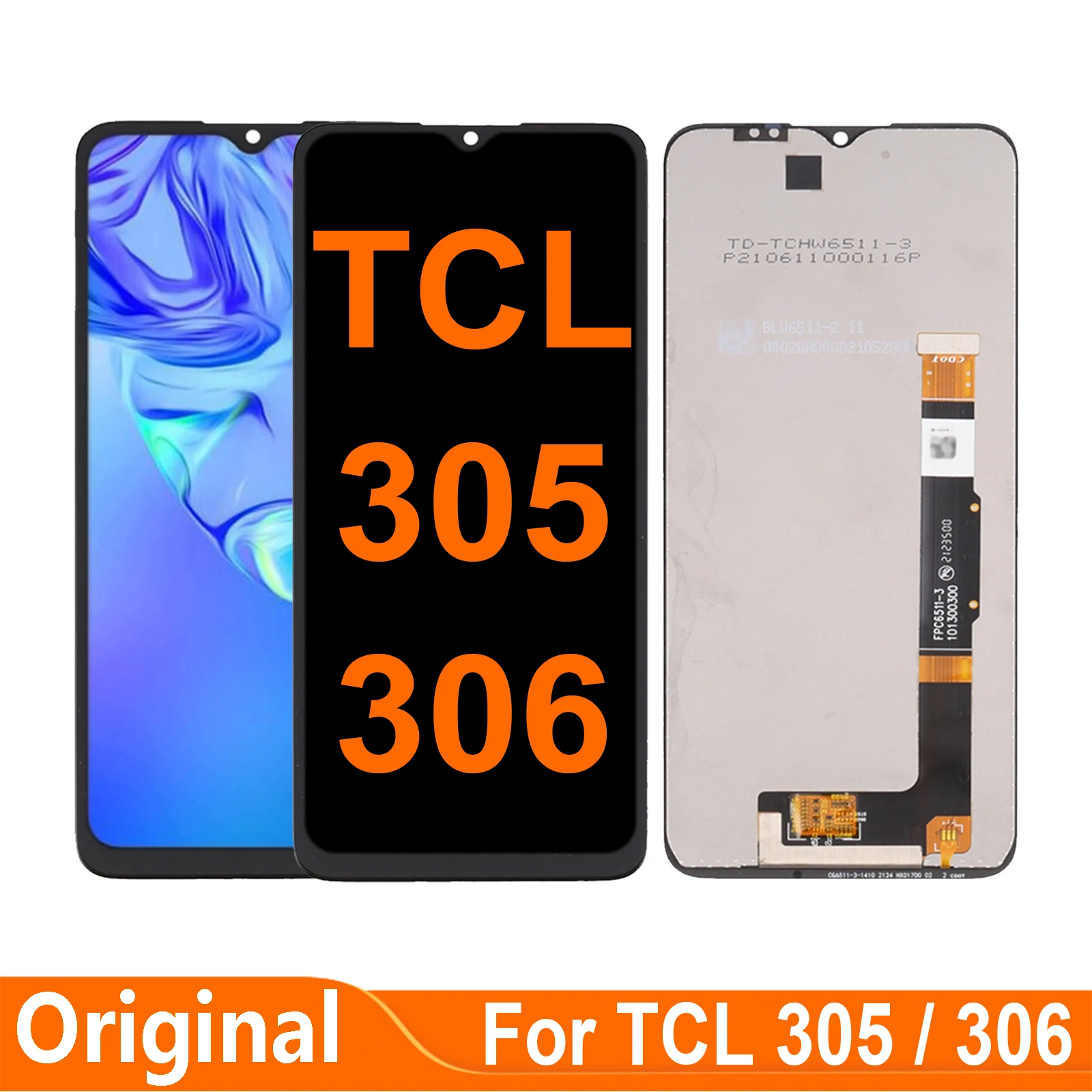For TCL 305 5164A 6102D 306 X668 6102H LCD Display Touch Screen ...