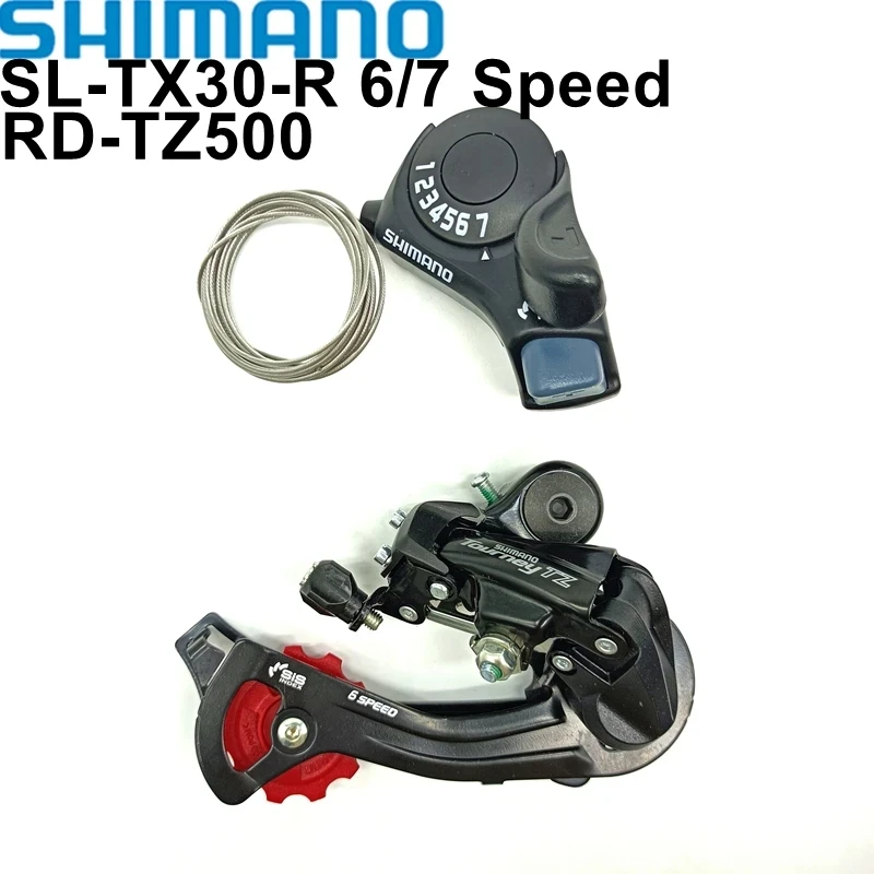 Shimano-Tourney-TZ500-6-7-Speed-Groupset-RD-TZ500-Bike-Rear-Derailleur ...