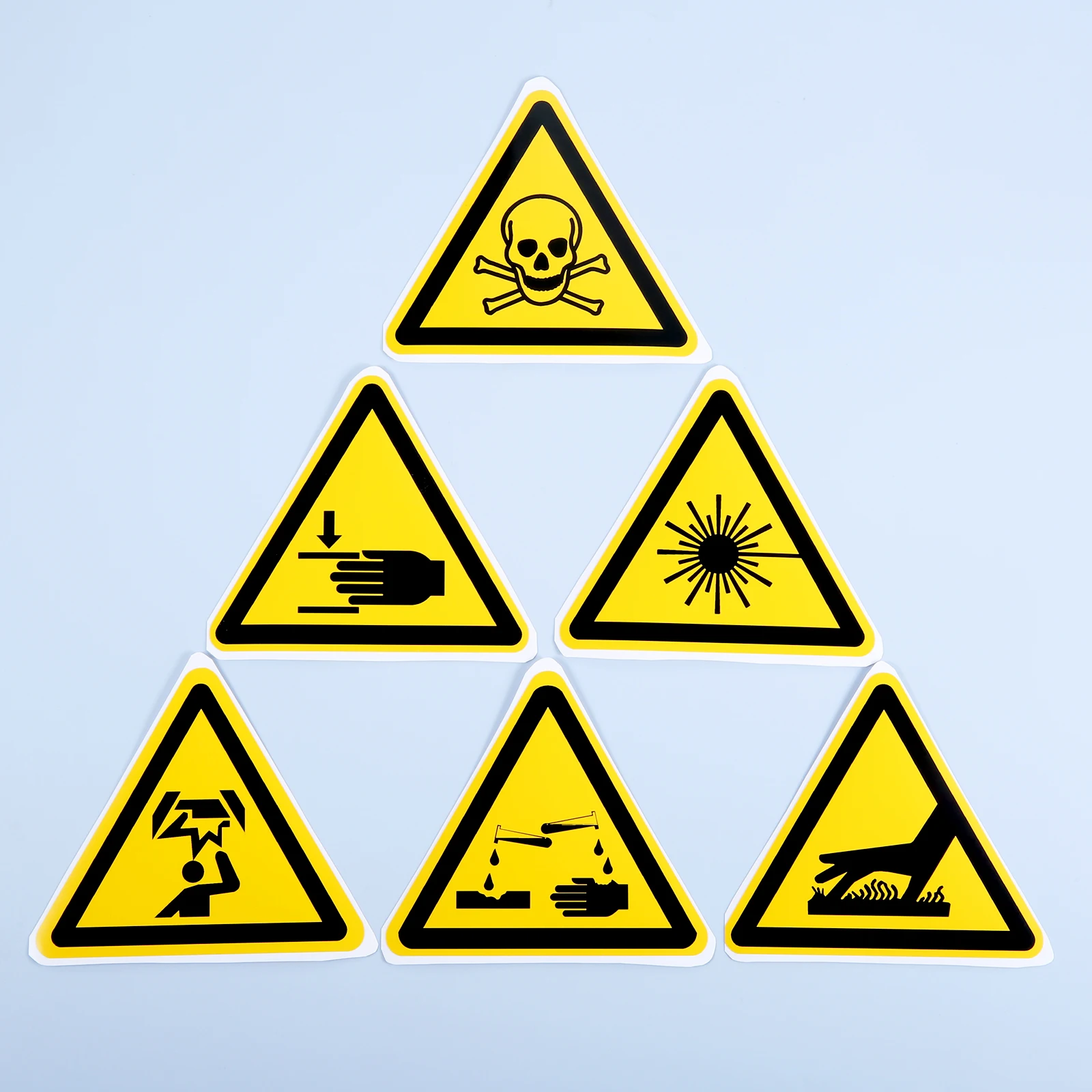 5pcs-Triangle-Warning-Sign-Sticker-2-5-5cm-Alarm-Logo-Label-Beware ...